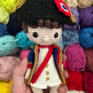 Napoleon Bonaparte Crochet Doll Pattern, French Revolution, Military ...