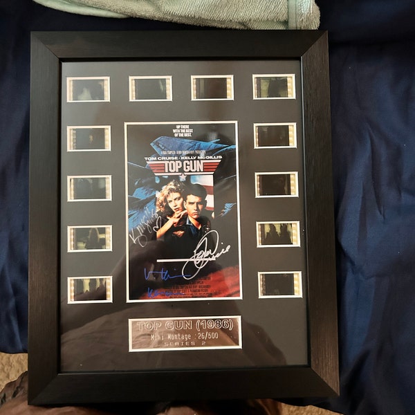 Cast Signed Top Gun (1986) Original 35mm Film Cell Prop, Amazing ...