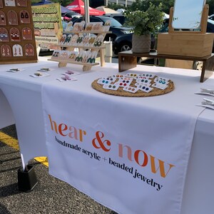 Custom Table Runner Full Color Printing With YOUR Logo and Text Fast ...