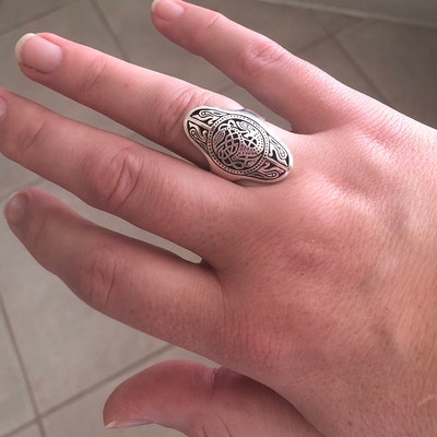 Anglo-saxon River Thames Silver Ring - Etsy UK