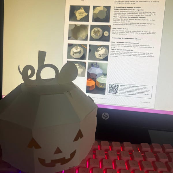 Papercraft Model 3D Meeple Sculpture, Decoration for Board Games, Role ...