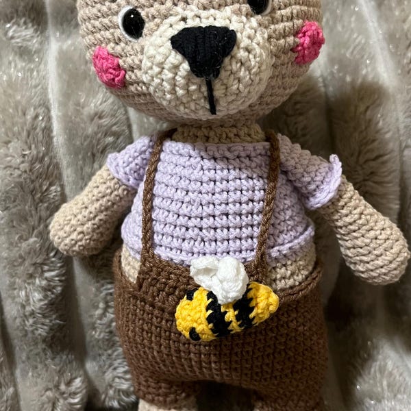 PDF Bruno the Bear/crochet Pattern in English and Polish/digital ...