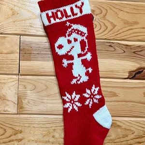 Knit Christmas Stocking Mallard Duck Ready to Ship - Etsy