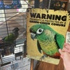 Warning Green Cheek Conure Sign | Parrot Warning Sign | Green Cheek ...
