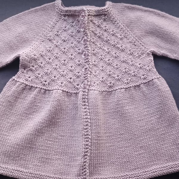 Girl Coat and Jacket Knitting Pattern, Knitting Pattern Baby Girl, Easy ...