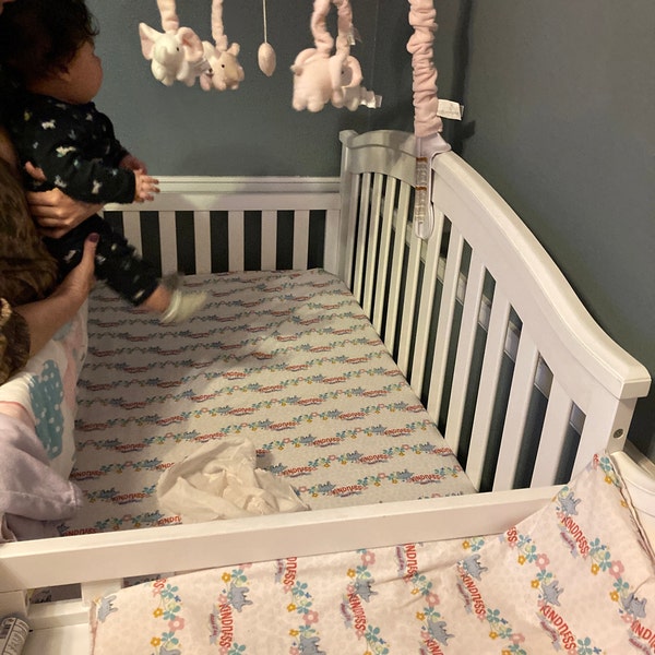 Winnie the Pooh Inspired Crib Bedding / Eeyore Fitted Infant Sheet / Tigger Kanga Roo Cotton ...