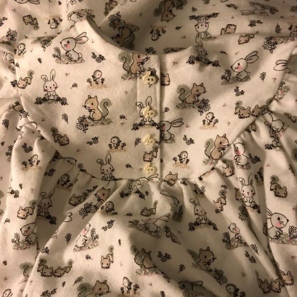 Girls and Chubbies' Nightgown, Pajamas, Robe and Hat Sewing Pattern ...