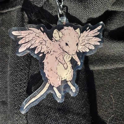 Glimmer Rat Art Print 8x8 - Etsy