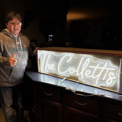 Neon Name Sign Custom Wall Decor, Neon Sign Light Teenage Boy Gifts ...