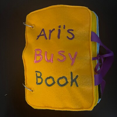 Customized Quiet Busy Book Covers Childrens Learning Toddler Learning ...