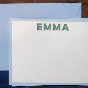 Shadow Text Notepad Personalized Notepads | Etsy