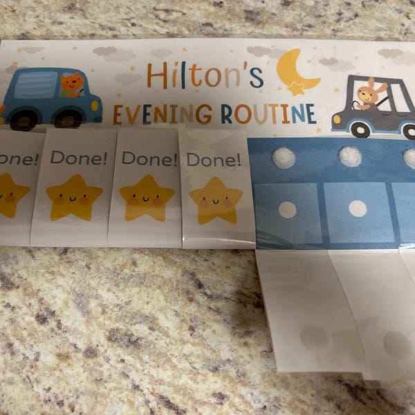 Toddler Routine Chart Morning Afternoon Evening Transport Chore Chart ...