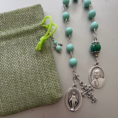 Memorare Chaplet Saint Mother Teresa of Calcutta Flying Novena - Etsy