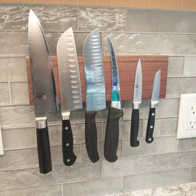 Large Knife Drawer Organizer Insert Cut to Size Premium Walnut or Maple ...