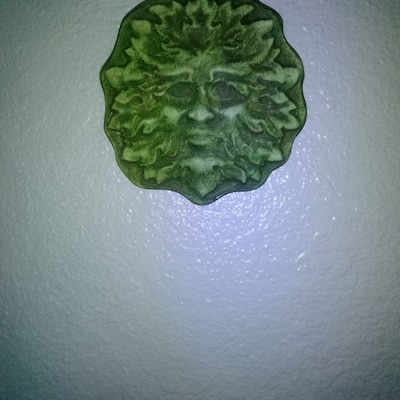 Green Lady Wall Hanging/greenlady Art/green Lady and Green Man in Art ...