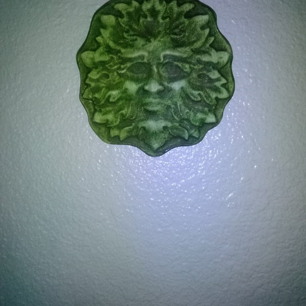 Green Lady Wall Hanging/greenlady Art/green Lady and Green Man in Art ...