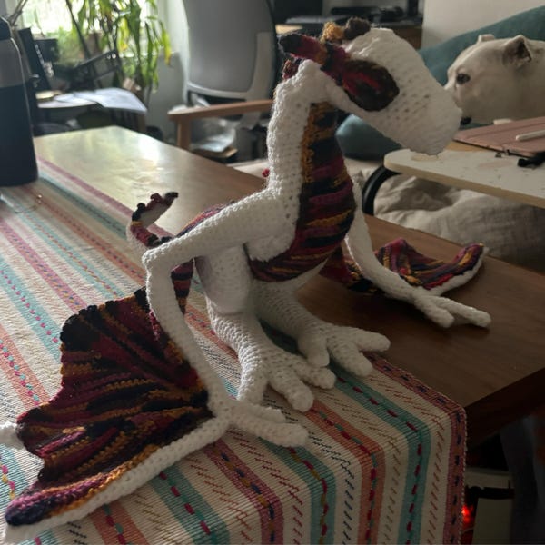 Large Wyvern Crochet Pattern by Crafty Intentions Downloadable DIGITAL ...