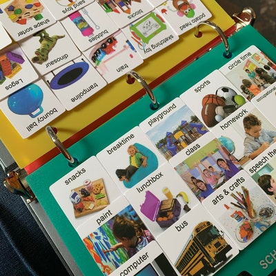 Plastic or Laminating Visual Communication Photo Book With 156 Card ...