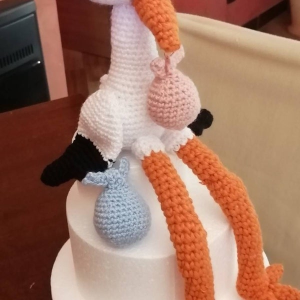 Crochet Pattern - Lucky the Stork - Etsy