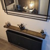 Rustic Radiator Shelf With Shelf Brackets - Etsy UK
