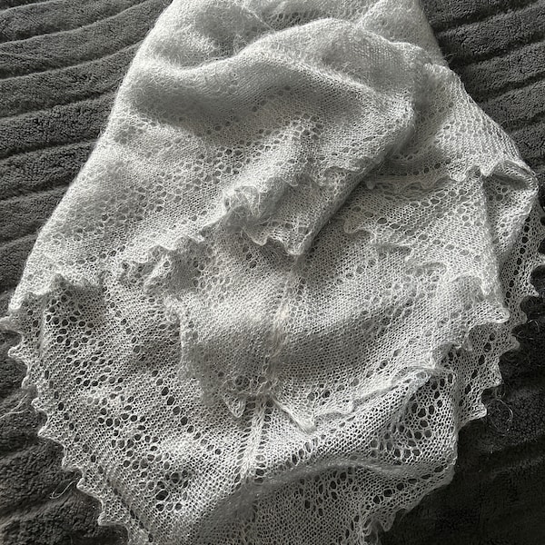 White Orenburg Shawl, White Shawl, Wharm Shawl,wrap, Cape, Goat Down ...