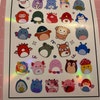 Cute Squishy Squad ONE 1 Stickers Sheet, Print & Cut PNG, JPF Plus Free ...