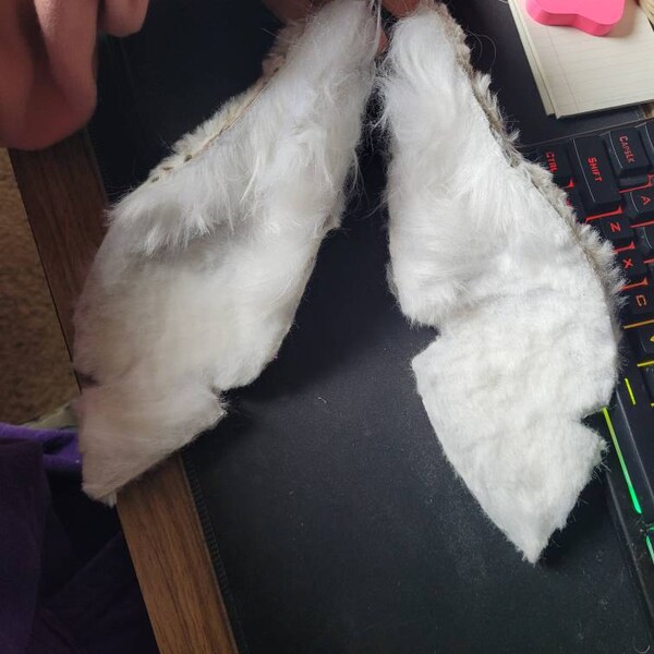 Wolf Ear Pattern for Making Faux Fur Costume Ears Animal Ears Cosplay ...