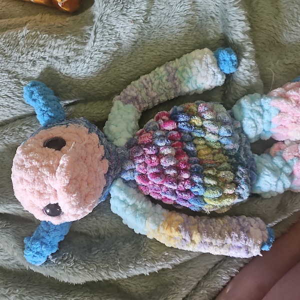 MINI Maven Monster Knotted Lovey — Crochet Monster PATTERN - Etsy