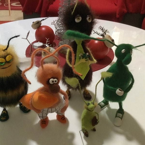 Beauty Girl With Unique Charm and Magnificent Smile . Needle Felted ...