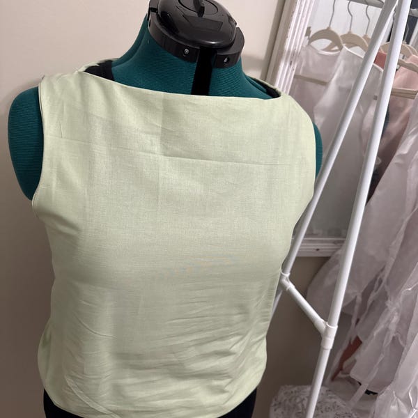 Boat Neck Top Sewing Pattern | Women Sewing Pattern | Blouse Pattern ...