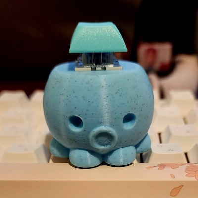 Mechanical Switch Clicky Fidget White Th W/ Strap Keyboard - Etsy