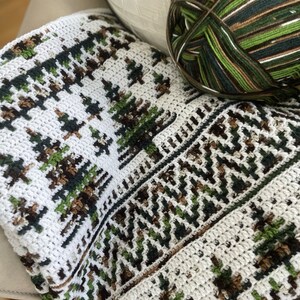 Berber Afghan Overlay Mosaic Crochet PATTERN ONLY Digital - Etsy