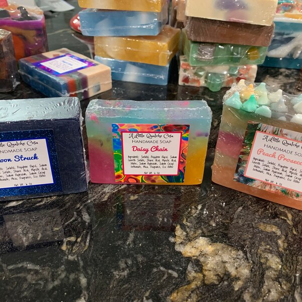 SALT WATER TAFFY Handmade Soap, Soap Bar, Gift Soap, Decorative Soap ...