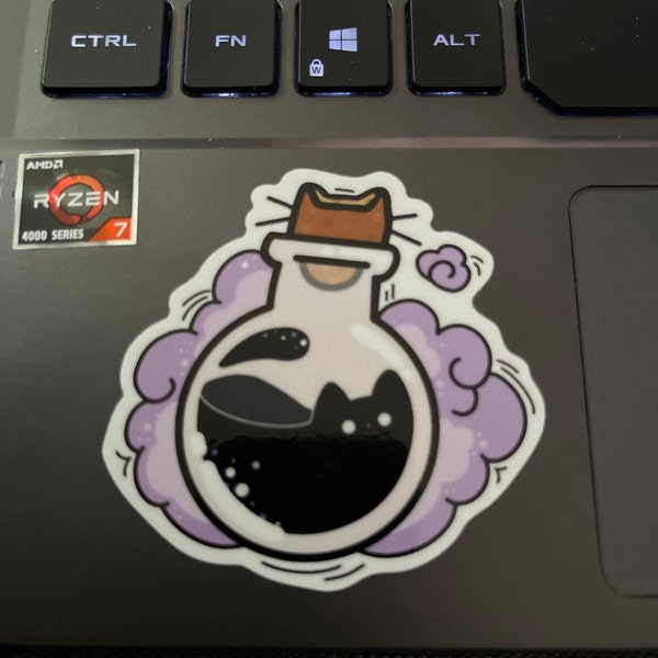 90’s Nostalgia Cat Sticker - Gaming Stickers - Vinyl Sticker Decal for ...