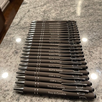 Individual Names on Pen or Second Side Engraving - Etsy