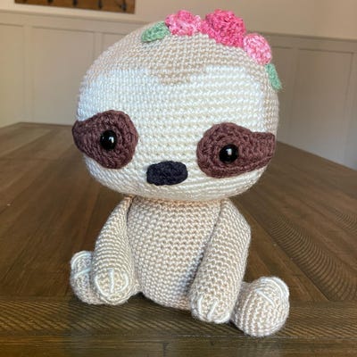 E-book Crochet Pattern Amigurumi Sloth Juliet PDF english - Etsy