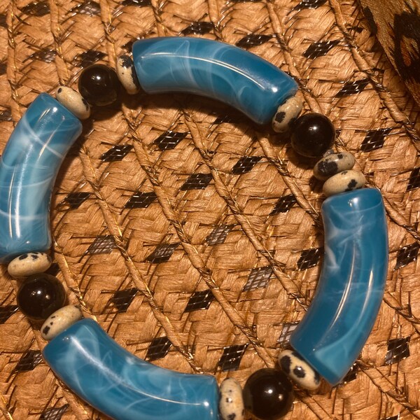 Summer Acrylic Stackable Bracelets Pool Swim Vacation Jewelry Tube ...