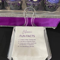 Trivia Personalized Napkins Birthday Wedding Trivia Napkins Fun Fact ...