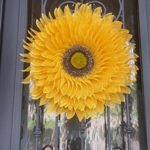 Outdoor Sunflower Front Door Flower Wreath for Spring Summer - Etsy
