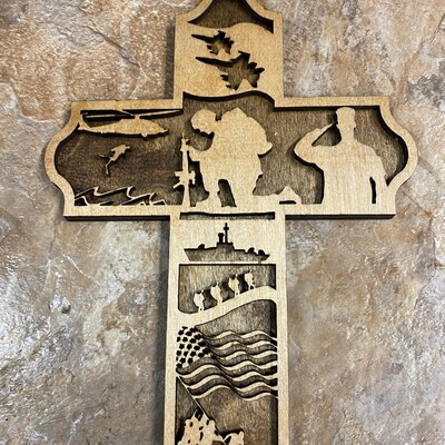 Military Bundle Cross Svg Law Enforcement Cross SVG Cross SVG Digital ...