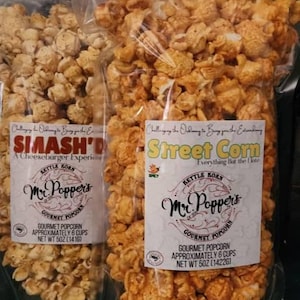 Sweet & Spicy Gourmet Popcorn (caramel and Buffalo White Cheddar) - Etsy