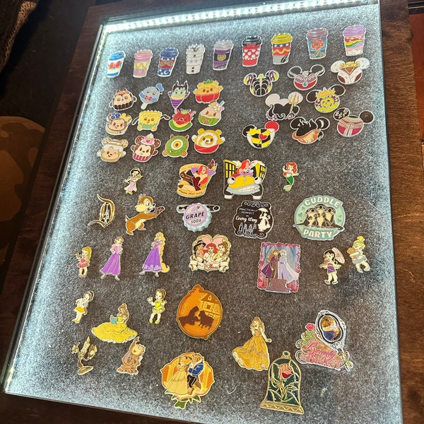 Pin Display Case, Dustproof Badge Box, Wood Pin Box, Jewelry Brooch ...