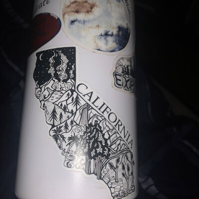 California State 4 Weatherproof and Durable, Outdoor Sticker, Travel ...