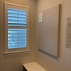 CUSTOM SIZED Linen Pinboard Neutral Bulletin Board Mood Board Frameless ...