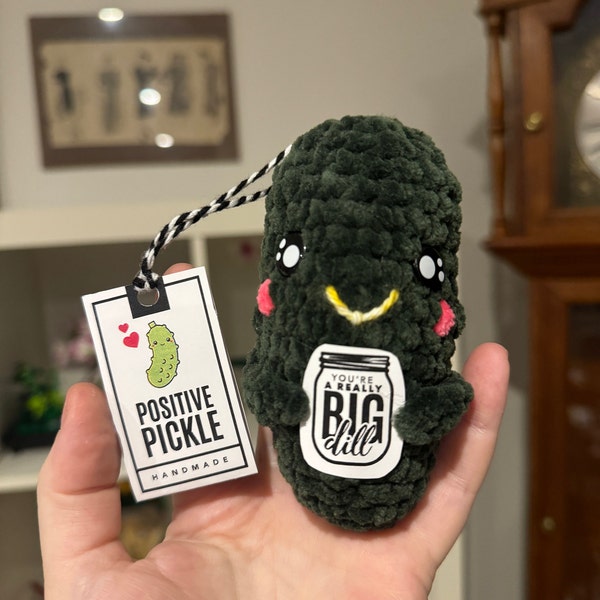 PRINTABLE + PATTERN Positive Pickle Display Cards & Tags + Amigurumi ...