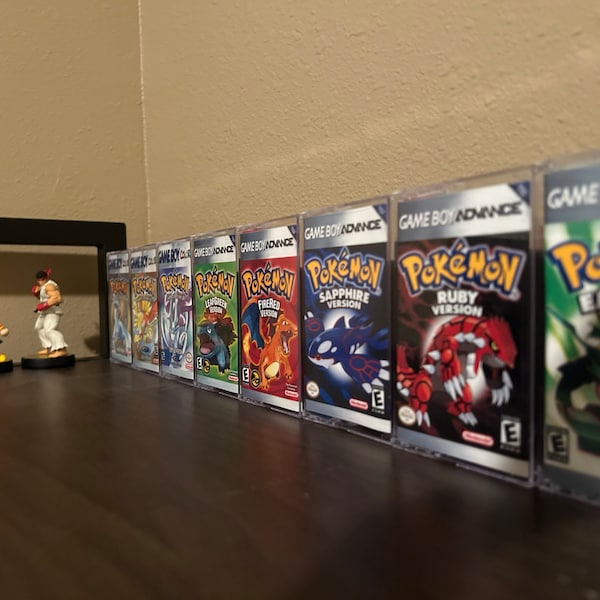 First 11 Pkmn Game Cases W/ Color Matched Inserts (holographic and ...