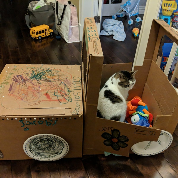 Build-your-own Cardboard Box Robot Costume - Instructions Only - Etsy