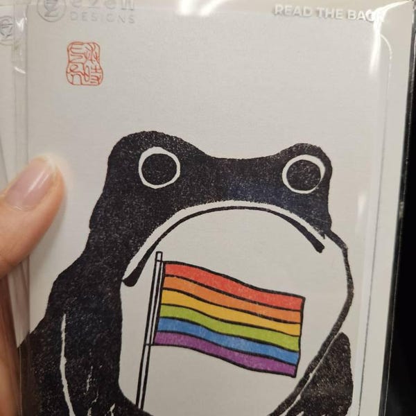 Japanese Get Well Soon Card - Ezen Frog (for Him Her Them) - Etsy