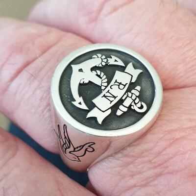 MOON PHASE RING / Lunar Cycle Ring / Sterling Silver Ring / Silver Moon ...