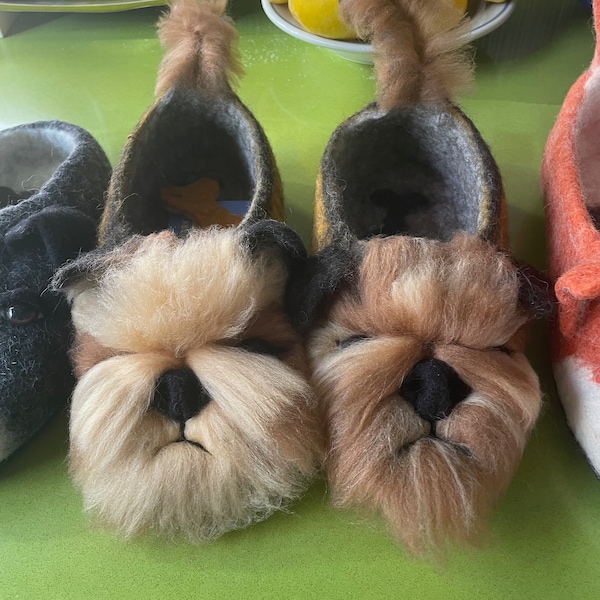 Mouse Woman Slippers, Custom Gray Mice, Rat, Felted, Personalized ...